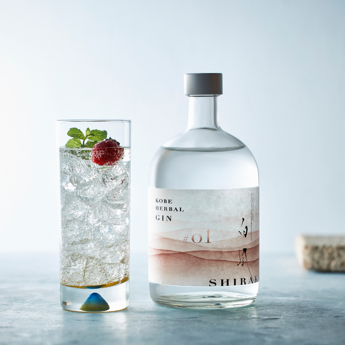 KOBE HERBAL GIN 白風 （しらかぜ） #01 700ml – 白鶴オンラインショップ【公式】｜日本酒や酒粕、お酒のギフトも。